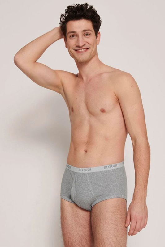 Sloggi men Basic maxi slip grijs met gulp