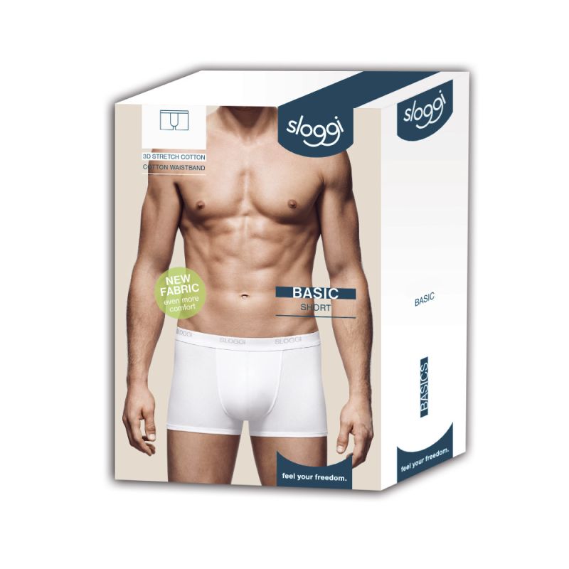 Sloggi men Basic boxershort wit 2-pack