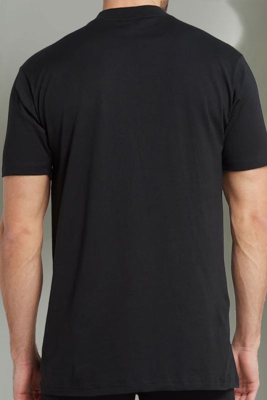 Hom Harro T-shirt hoge boord zwart